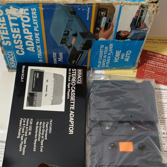 Kraco.8-track.Cassette.Adaptor. | Car Audio, Video & GPS | Kraco Stereo ...